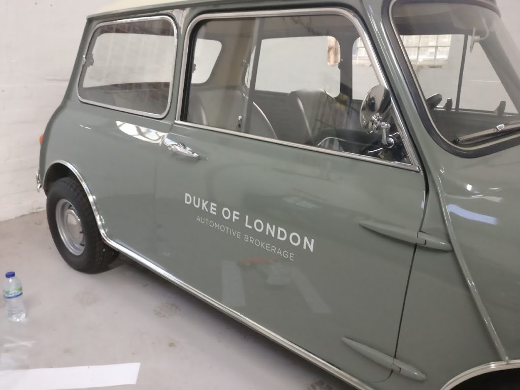 Classic Mini - Vinyl Graphics Signwriting - Citiprint - Same Day Print ...